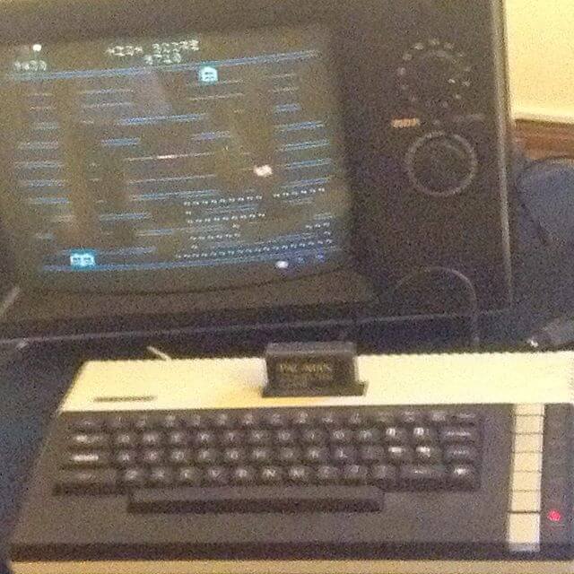 Pac-Man on Atari 800 @setonhilluniversity discussion of Summer reading ...
