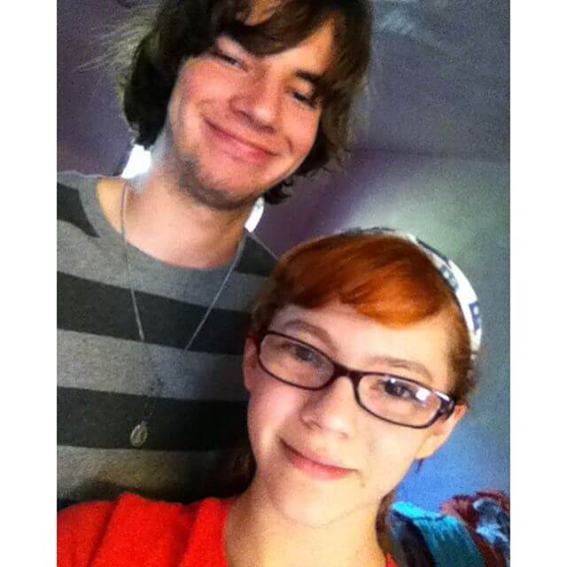 Random sibling selfie. - Jerz's Literacy Weblog (est. 1999)