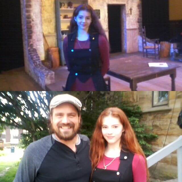 The girl enjoyed seeing Alex Noble and the rest of the cast of Sive ...