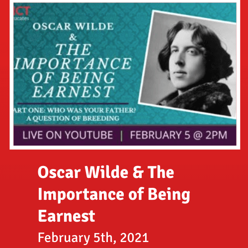 Oscar Wilde and the Importance of Being Earnest (Part 1 of 2) - Jerz's ...