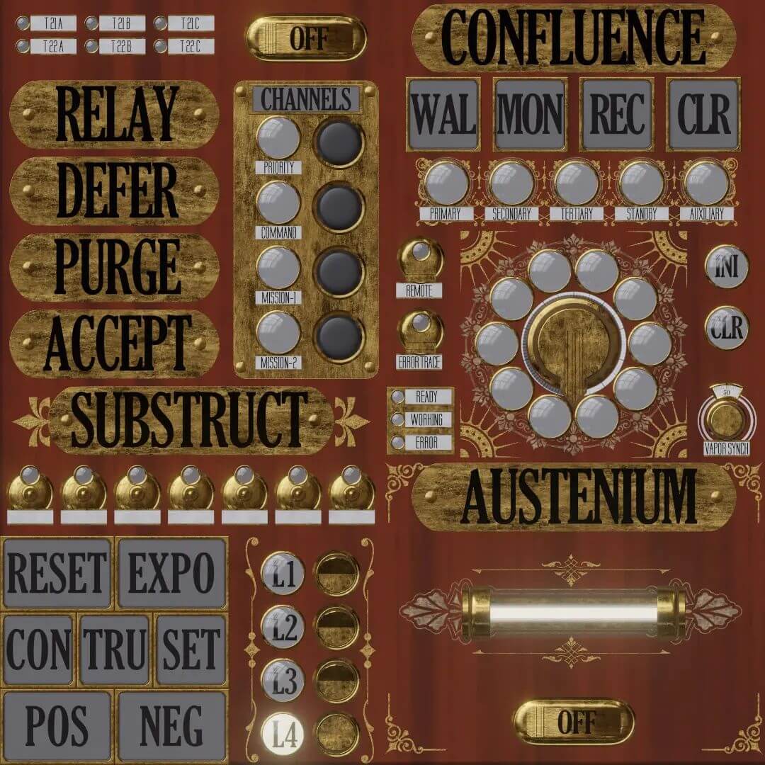 Another day, another 10 square centimeters of #steampunk control panel ...