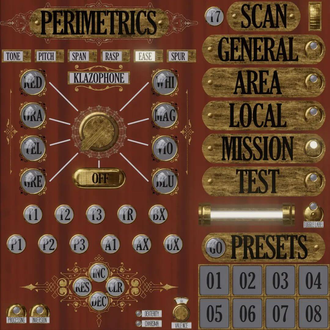 Today's 10 sq cm of a #steampunk control panel (background greebles for ...