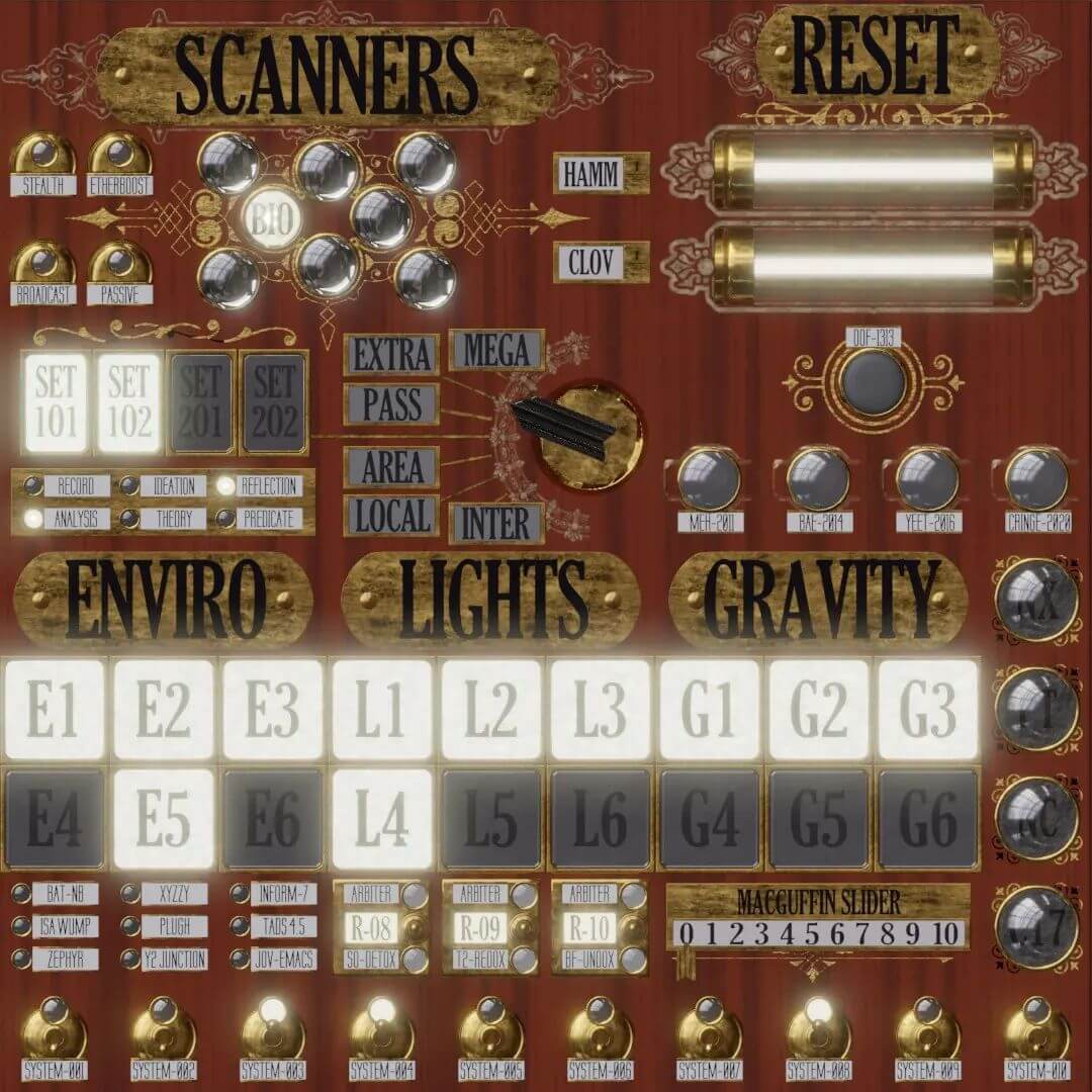 Another 10 sq cm of #steampunk control panel. Trying to add a subtle ...