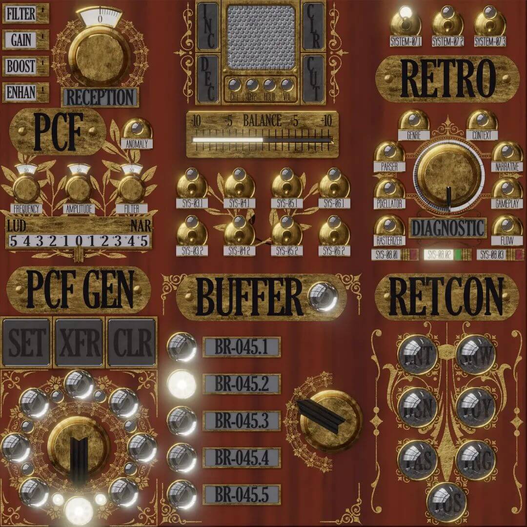Another 10 sq cm of #steampunk control panel. #blender3d #blender3dart ...