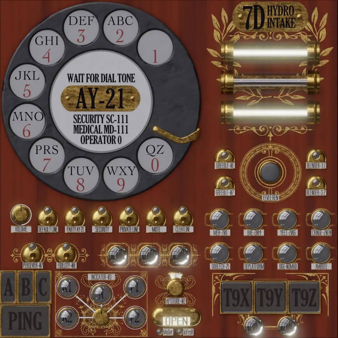 Another 10 sq cm of #steampunk control panel. #design #aesthetics # ...