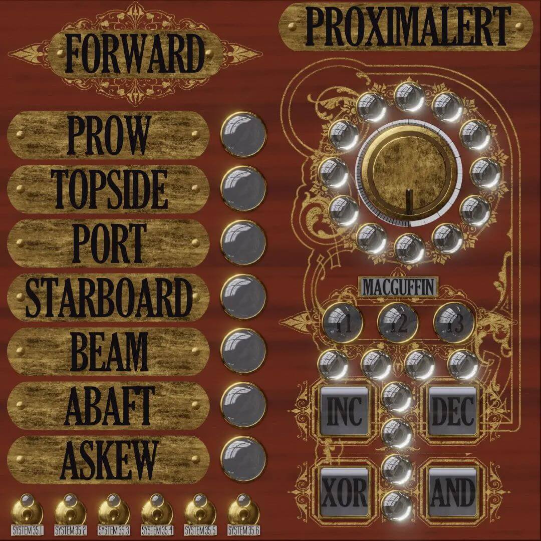 Another section of a #steampunk control panel, made in #blender3d for a ...