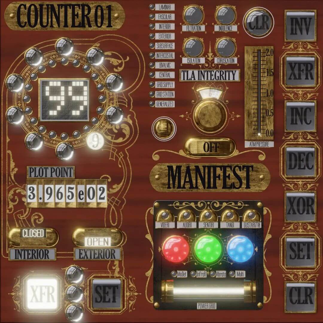 Another delightful section of #steampunk control panel, for a personal ...