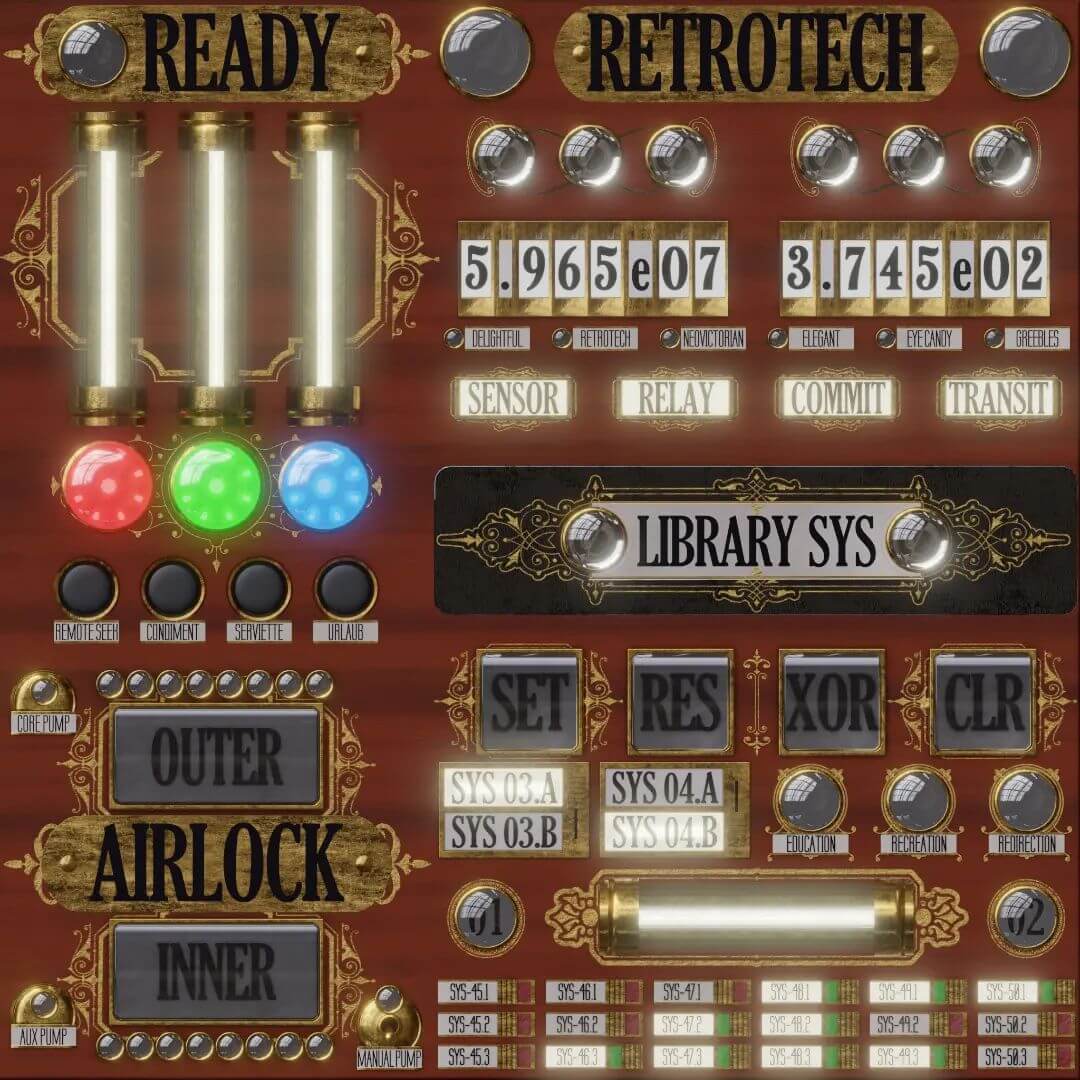 My more or less daily 10cm section of a #steampunk control panel. # ...