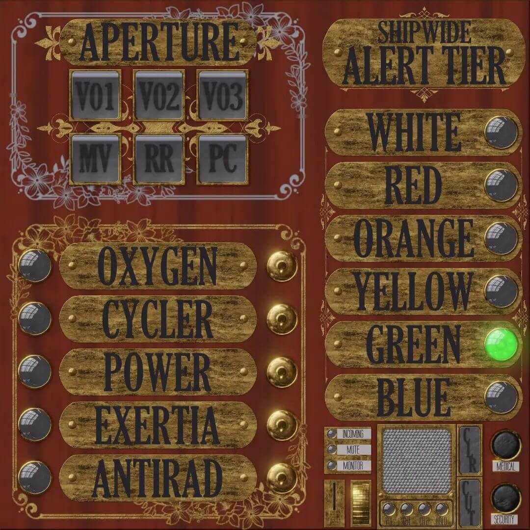 More sections of #steampunk control panel. #blender3dart #blender3d # ...