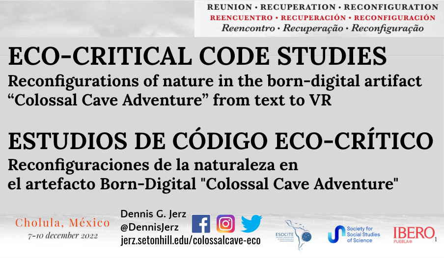 Eco-critical Code Studies: Reconfigurations of nature in the born-digital artifact “Colossal ...