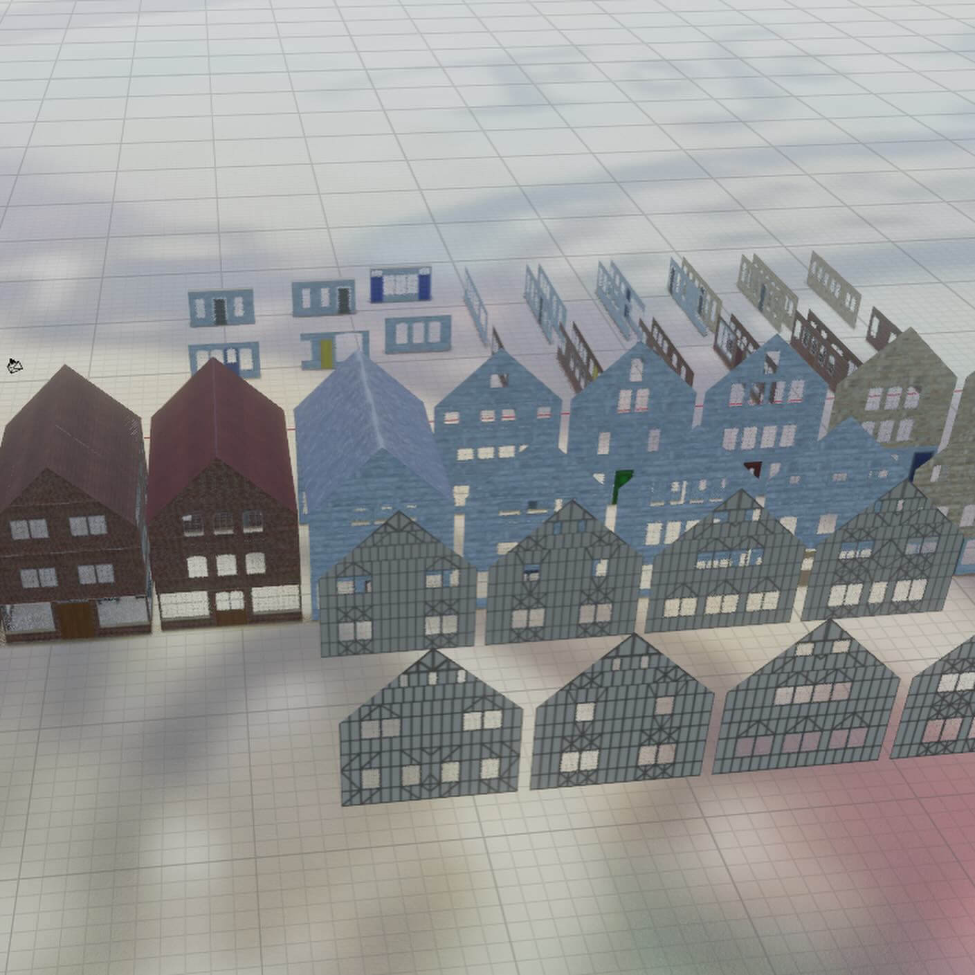 More modular, swappable building components. I’ve got to work on the sides of these mid-sized ...